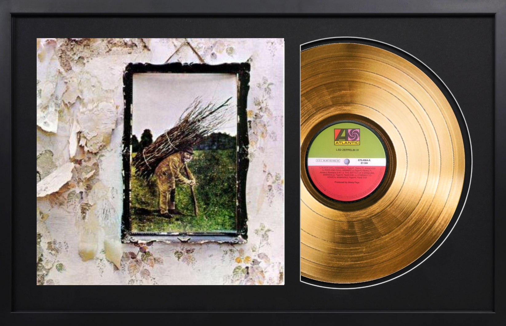 Led Zeppelin - IV - 24K Gold Plated, Limited Edition Album – Gold ...